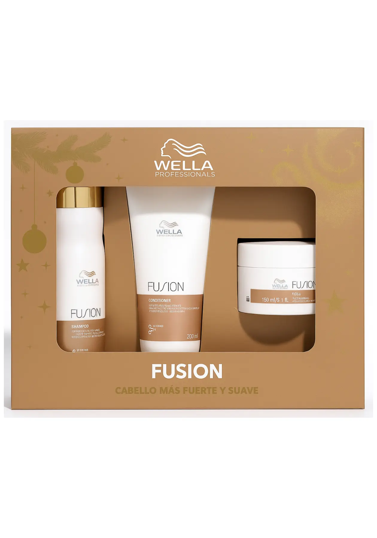 Pack Wella Fusion Shampoo + Acondicionador + Tratamiento | De Bello